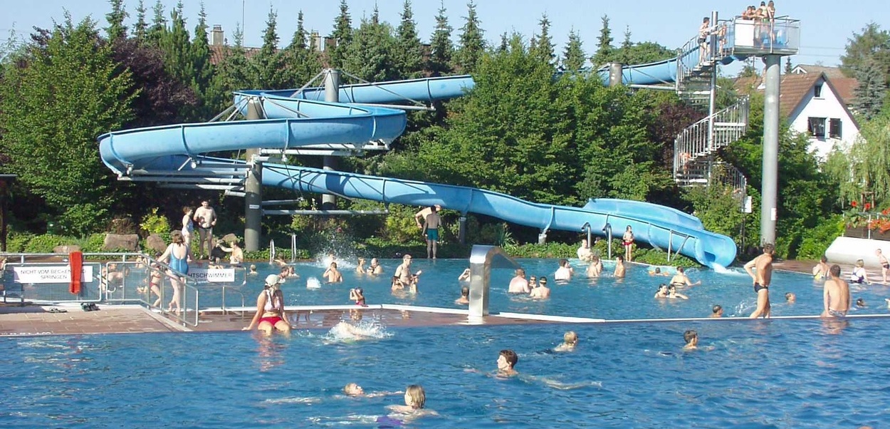 Freibad Langensteinbach in Karlsbad im Schwarzwald