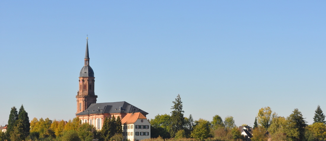 Kloster- und Pfarrkirche Schuttern mit Ausgrabung bei Friesenheim